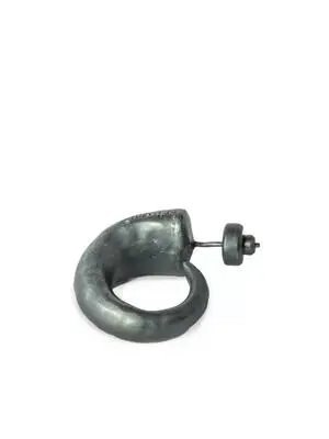 PARTS OF FOUR Horn Sterling Hoop Earrings - Silver