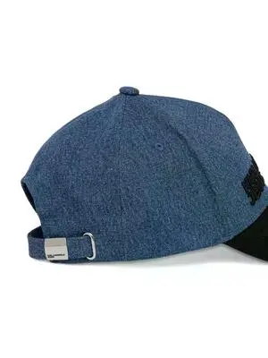 Karl Lagerfeld Logo-embroidered Denim Cap