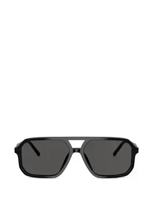 Dolce & Gabbana Pilot Frame Sunglasses - Black