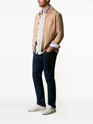 Brooks Brothers Suede Shirt Jacket - Neutrals