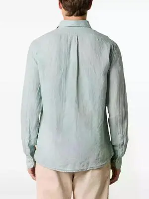 Brooks Brothers Spread-collar Linen Shirt - Green