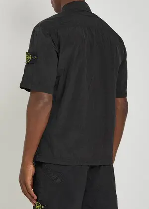 Stone Island Crinkled Nylon Overshirt