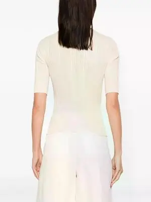 Peserico Short-sleeved Ribbed Jumper
