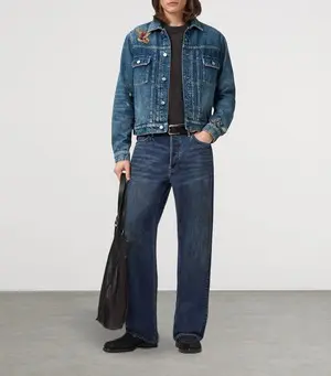 ALLSAINTS Exile Patch Denim Jacket