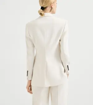 Brunello Cucinelli Double-breasted Twill Blazer