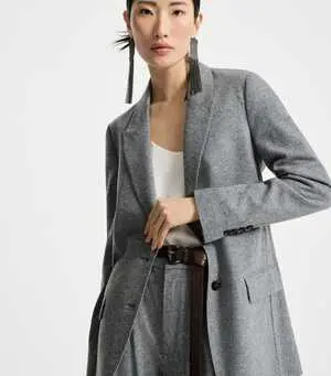 Brunello Cucinelli Cashmere Jersey Blazer