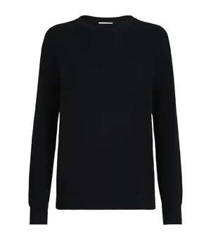 Brunello Cucinelli Cotton Monili-detail Crew Neck Sweater