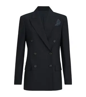 Brunello Cucinelli Double-breasted Blazer - Black