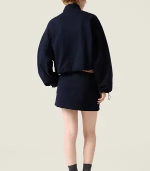 Miu Miu Cotton Jersey Mini Skirt