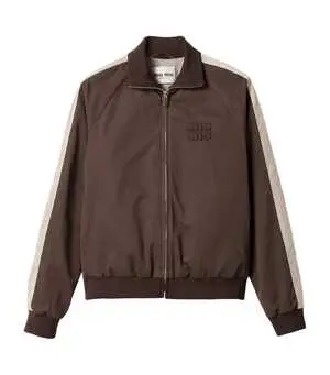 Miu Miu Cotton Twill Blouson Jacket