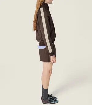 Miu Miu Cotton Twill Blouson Jacket