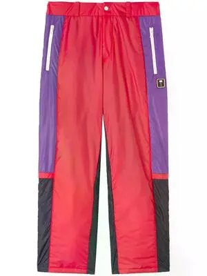 Palm Angels Thunderbolt Colour-block Ski Trousers - Red
