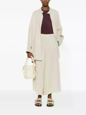 Alberta Ferretti Mandarin Collar Cardigan