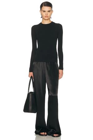 JIL SANDER Double Layer Long Sleeve Top