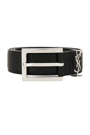 Saint Laurent Carree Passant Cassandre Ceinture Boucle Belt