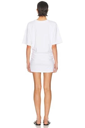 Enza Costa Short Sleeve Supima Curve Mini Dress