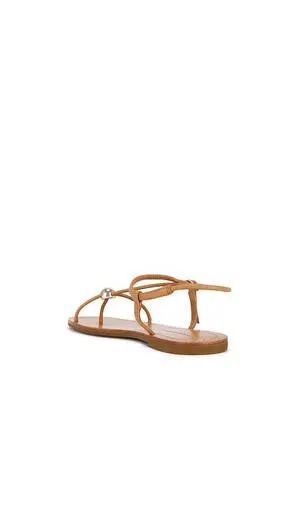 LOEFFLER RANDALL Lara Strappy Flat Sandal - Nude