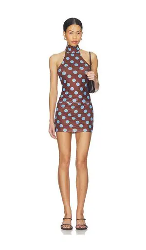 MORE TO COME Virlen Mini Skirt Set - Brown