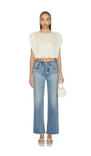 Moussy Vintage Satin Shell Cap Top