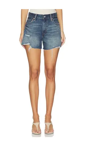 LEVI'S Ribcage Short Zip Denim Shorts - Blue