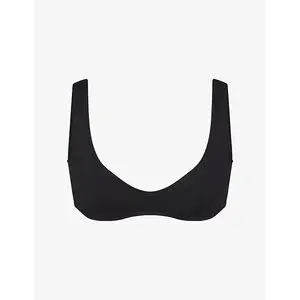 SKIMS Signature Swim Plunge Bikini Top