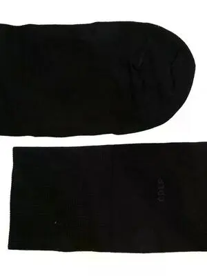 CDLP Ribbed Socks With Logo Print