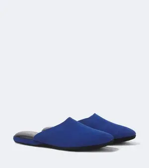 Charvet Suede Slippers - Blue