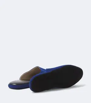 Charvet Suede Slippers - Blue