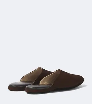 Charvet Suede Slippers - Brown