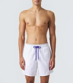 Vilebrequin Moka Printed Swim Trunks - White