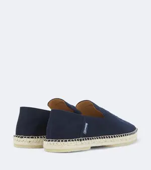 Vilebrequin Embroidered Canvas Espadrilles - Blue