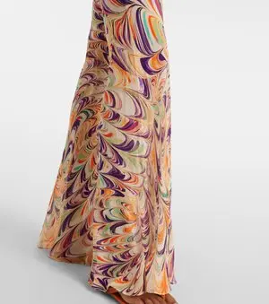 ALEXANDRA MIRO Scarlett Printed Flared Pants