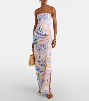 ALEXANDRA MIRO Gia Printed Maxi Skirt