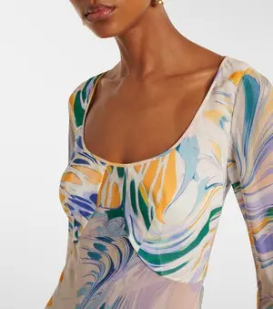 ALEXANDRA MIRO Lois Printed Maxi Dress