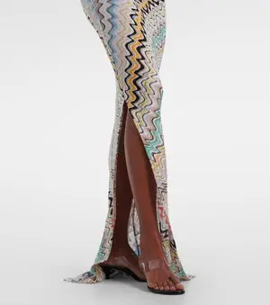 Missoni Wave One-shoulder Maxi Dress