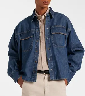 Brunello Cucinelli Monili Denim Jacket