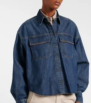 Brunello Cucinelli Monili Denim Jacket