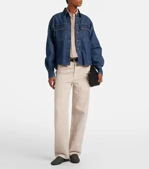 Brunello Cucinelli Monili Denim Jacket
