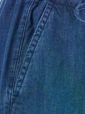 ICON DENIM LOS ANGELES Drawstring Wide-leg Jeans