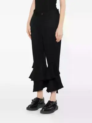 Comme Des Garçons Ruffled Tiered Trousers