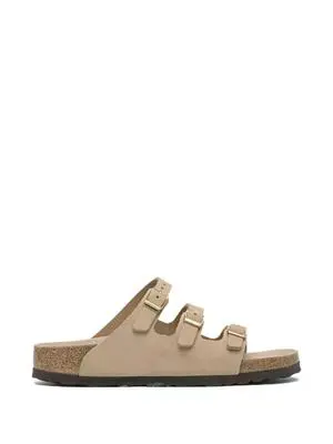 BIRKENSTOCK Florida Buckle Strap Sandals - Neutrals