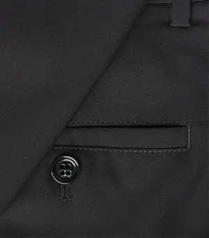 AMI Paris Virgin Wool Straight Trousers