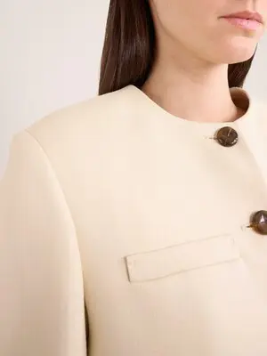 BLAZÉ MILANO Danae Woven Cropped Jacket