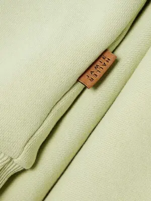 JAMIE HALLER The Daily Cotton-terry Sweatshirt - Green