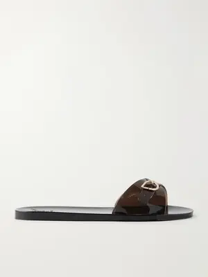 ANCIENT GREEK SANDALS Ancient Greek Sandals Filia Jelly PVC Slides Black