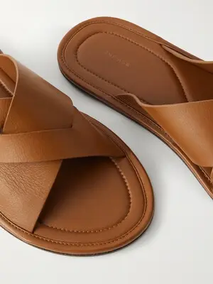 THE ROW Malick Leather Sandals