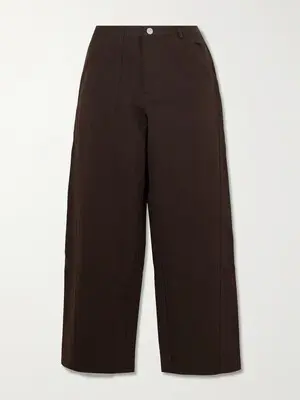 DEIJI STUDIOS Organic Cotton Wide-leg Jeans - Brown