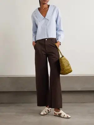 DEIJI STUDIOS Organic Cotton Wide-leg Jeans