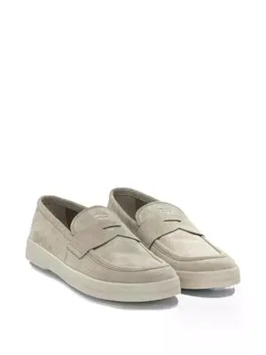 Prada Suede Loafers - Neutrals