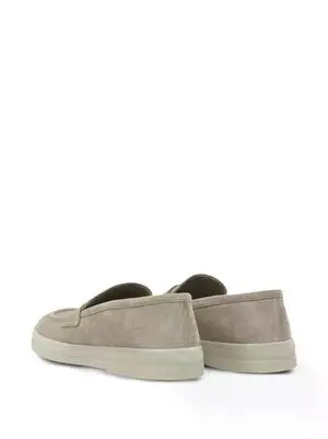 Prada Suede Loafers - Neutrals